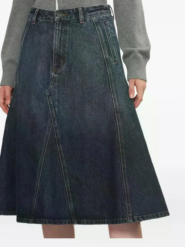 A BATHING APE Panelled A-line Skirt