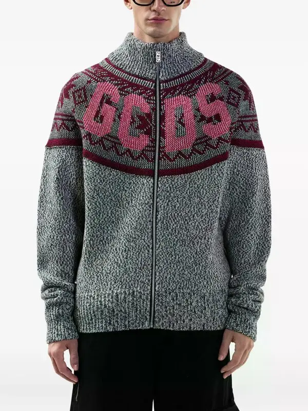 Gcds Logo-embellished Cardigan