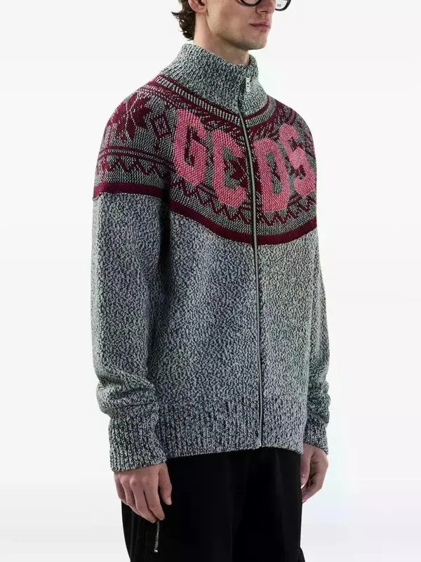 Gcds Logo-embellished Cardigan
