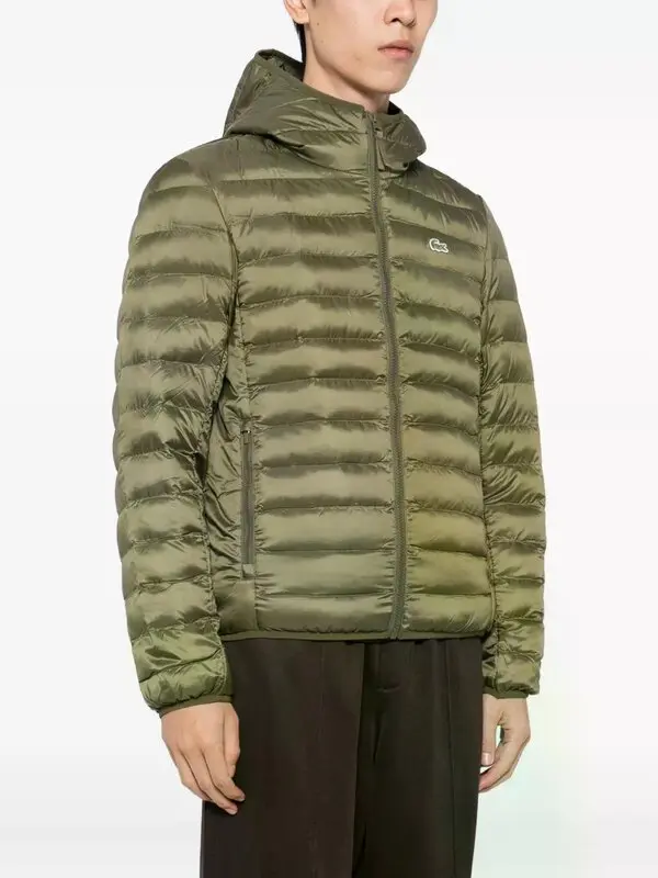 Lacoste Hooded Quilt Jacket