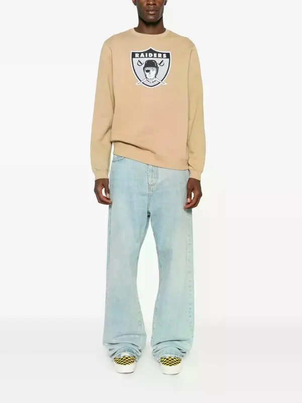 Nike X Nfl Las Vegas Raiders Swing Pass Rewind Club Sweatshirt - Neutrals