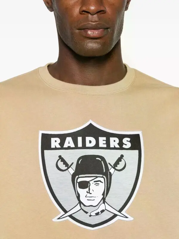 Nike X Nfl Las Vegas Raiders Swing Pass Rewind Club Sweatshirt - Neutrals