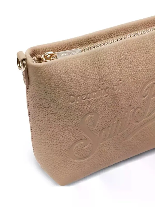 MC2 SAINT BARTH Aline Pebble-leather Clutch Bag