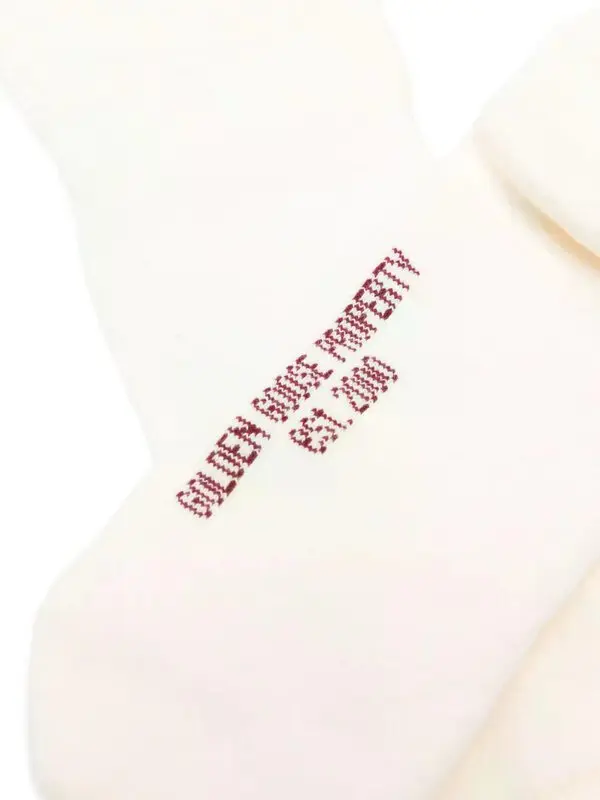 GOLDEN GOOSE Striped Socks - Neutrals
