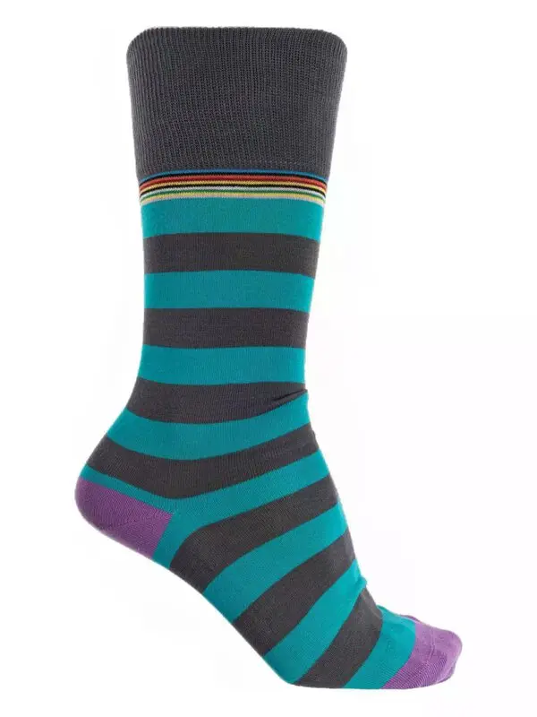 Paul Smith Striped Socks - Grey