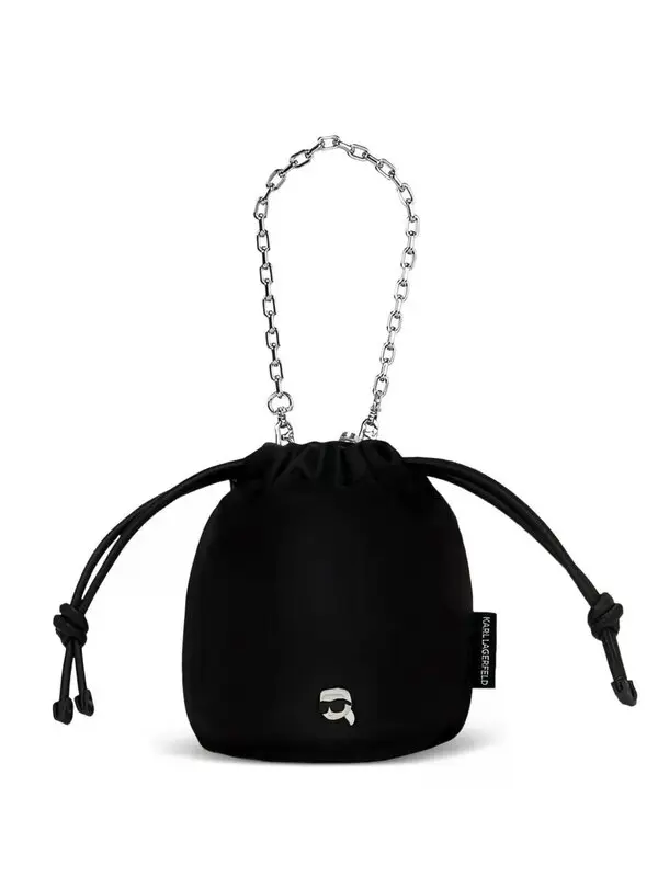 Karl Lagerfeld Ikon Drawstring Bucket Bag
