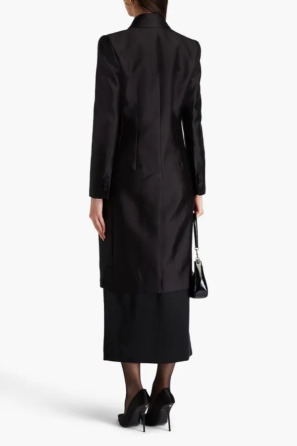 Zimmermann Wool And Silk-blend Gabardine Coat