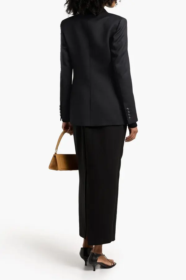 Veronica De Piante Astrid Wool-twill Blazer