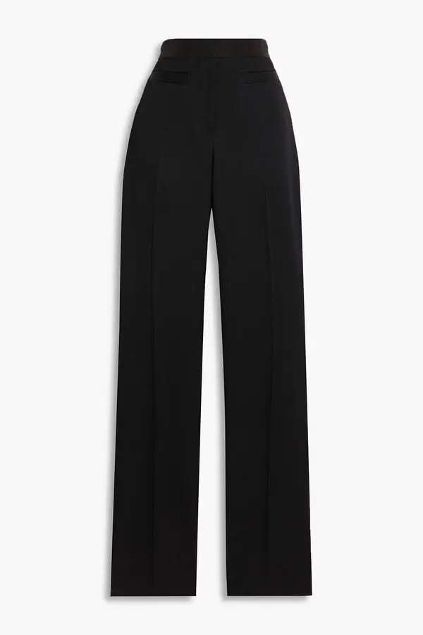 Veronica De Piante Riley Wool-twill Straight-leg Pants