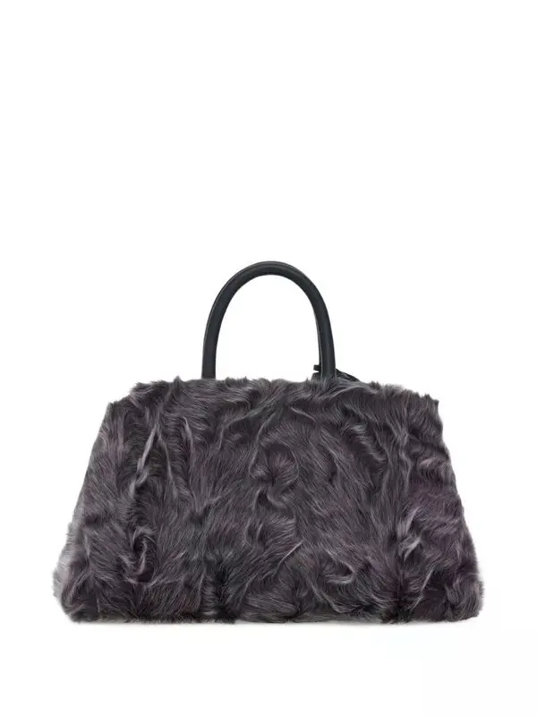 FERRAGAMO Xs Hug Shearling Handbag