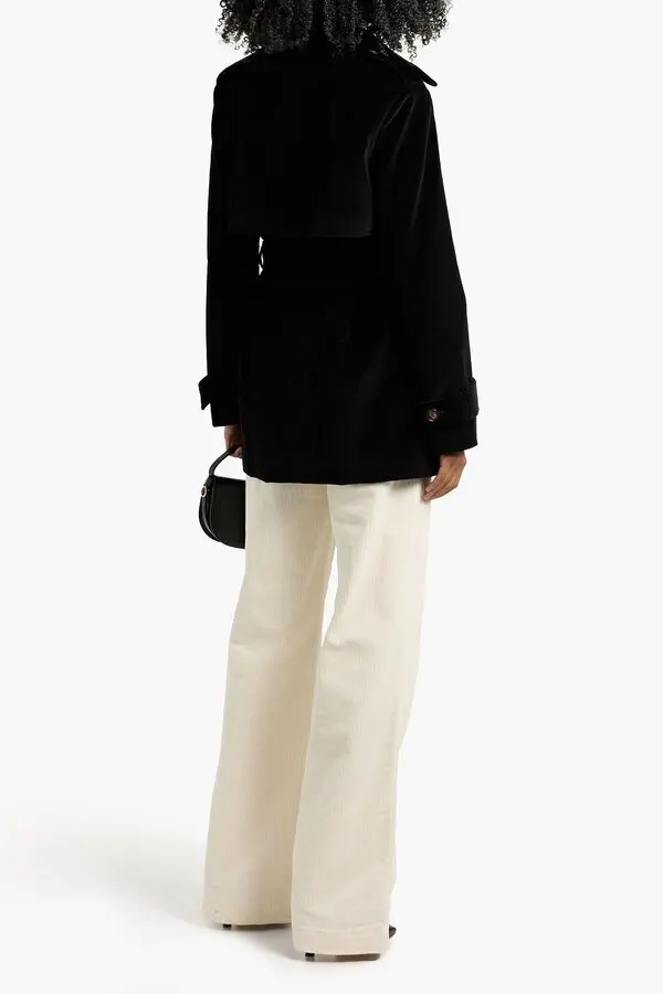 Veronica De Piante Charlotte Cotton-corduroy Trench Coat
