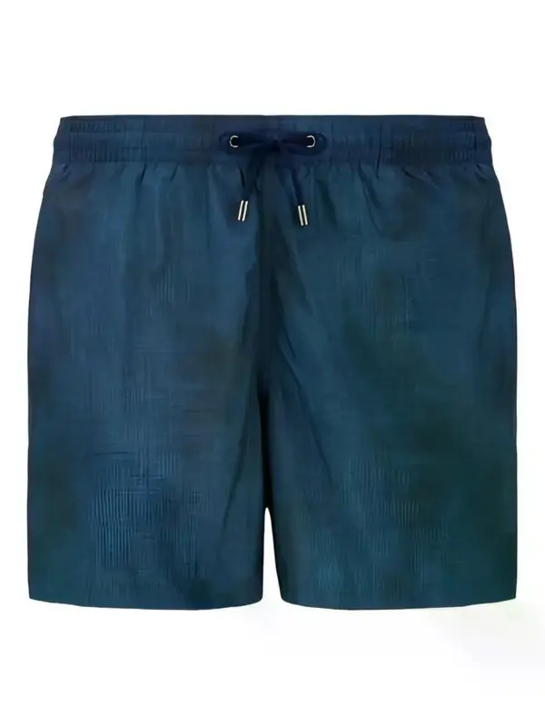 Canali Drawstring Swim Shorts - Blue