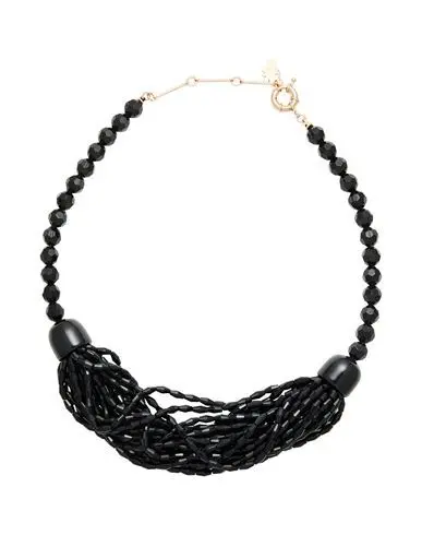 Max Mara Beaded Necklace - Black