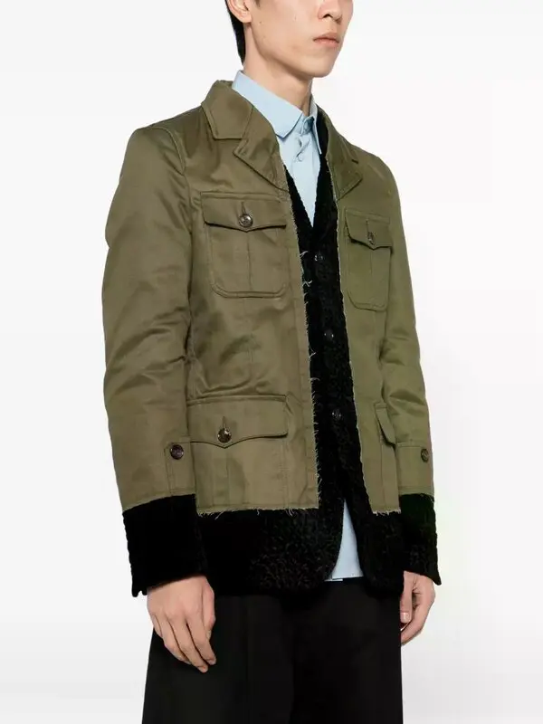 Comme Des Garçons Layered Blazer