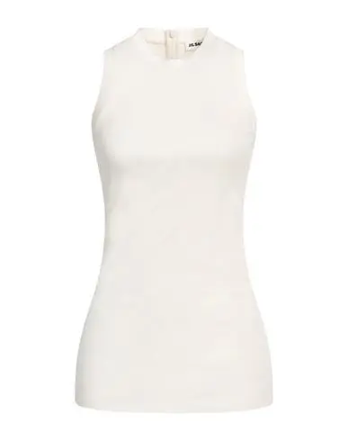 JIL SANDER Silk Top - White