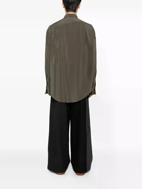 ZIGGY CHEN Curved-hem Shirt