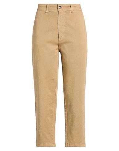 REBEL QUEEN BY LIU •JO Tapered Gabardine Pants - Beige
