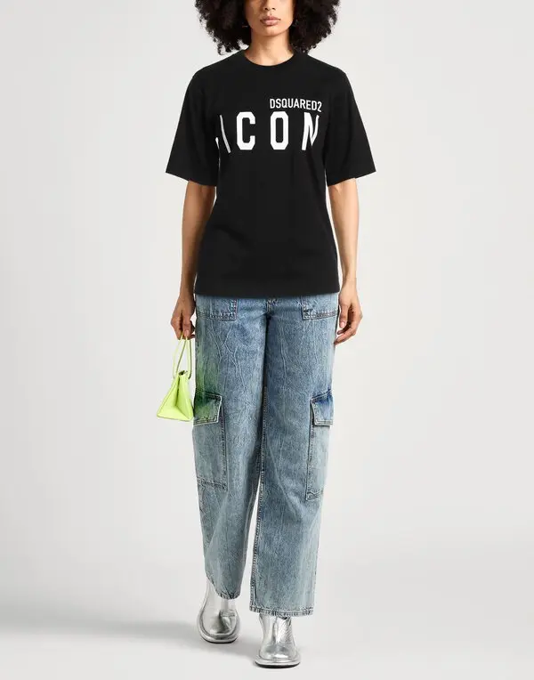 Dsquared2 Cotton Jersey T-shirt - Black