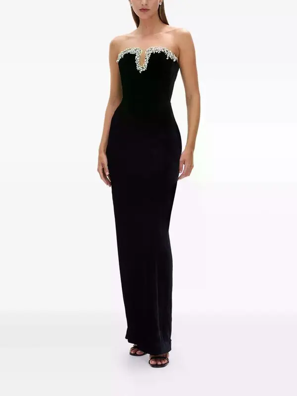 Rachel Gilbert Claudine Velvet Gown