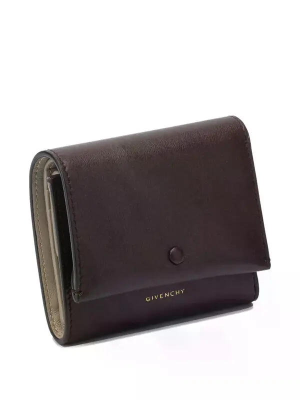 Givenchy Buttoned Leather Wallet