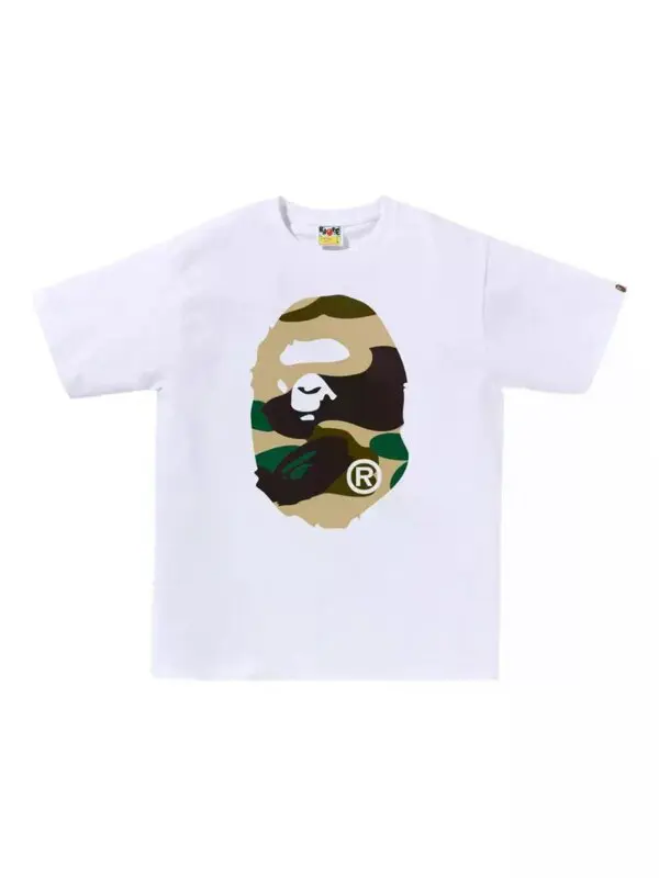 A BATHING APE 1st Camo Graphic T-shirt - White