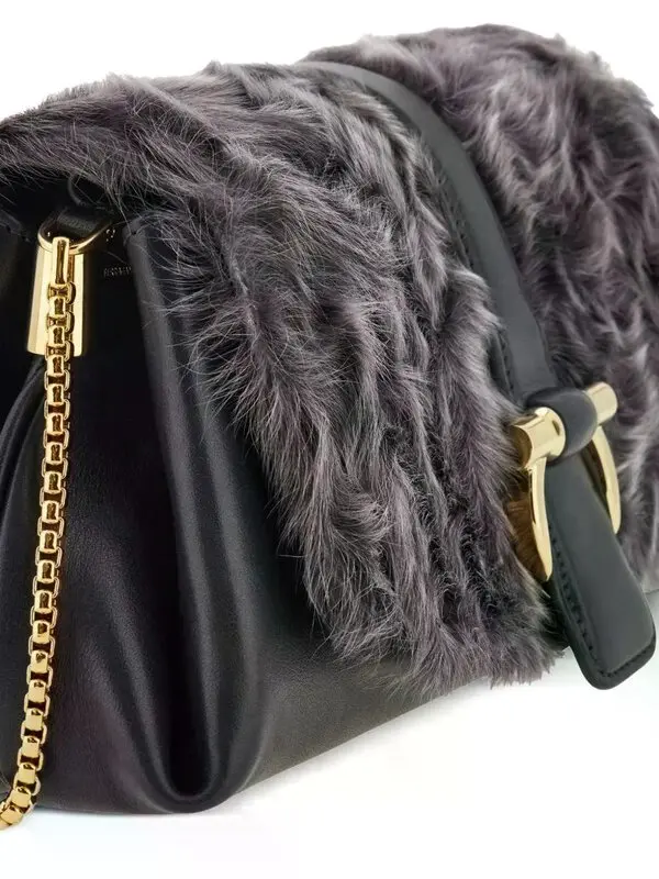 FERRAGAMO Shearling Clutch Bag