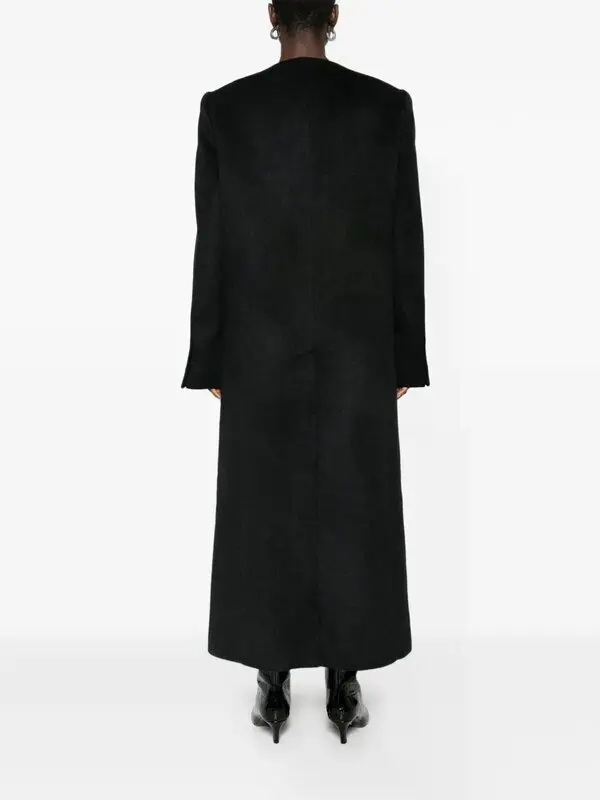 ALAINPAUL Double-breasted Virgin Wool-cashmere Blend Coat