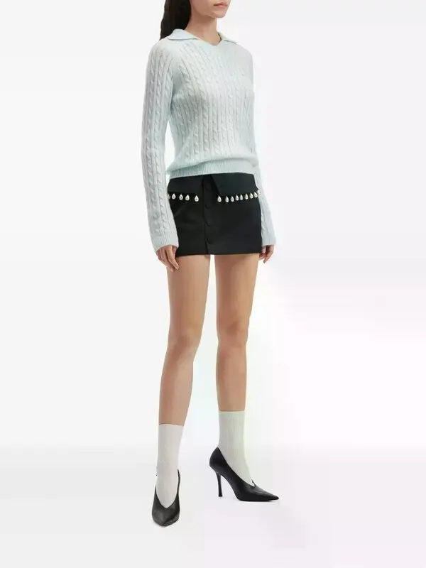 KIMHEKIM Pearl-embellished Mini Skirt