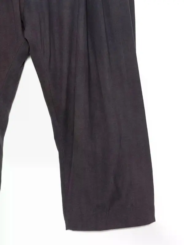 ZIGGY CHEN Dyed Wide-leg Trousers - Blue