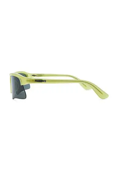 PLEASURES Boiler Room Active Sunglasses - Lime