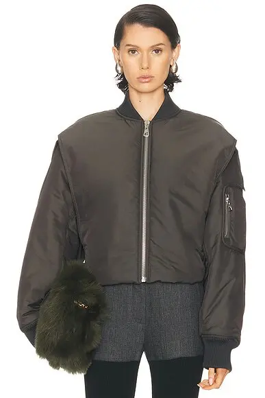 JEAN PAUL GAULTIER Hidden Hood Bomber Jacket