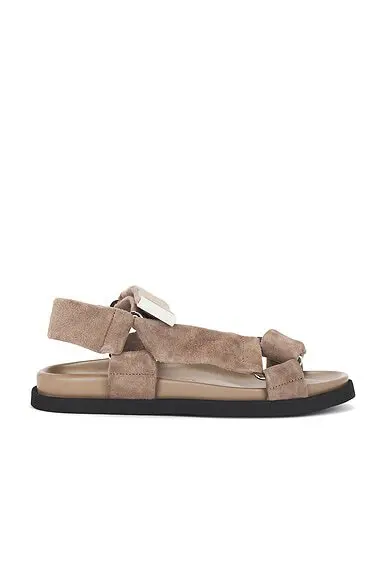 Attico Salinas Flatform Sandal - Light Grey
