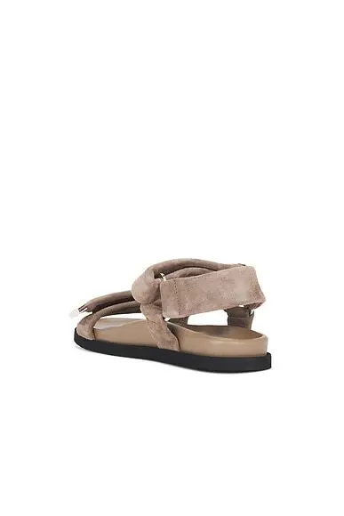 Attico Salinas Flatform Sandal - Light Grey