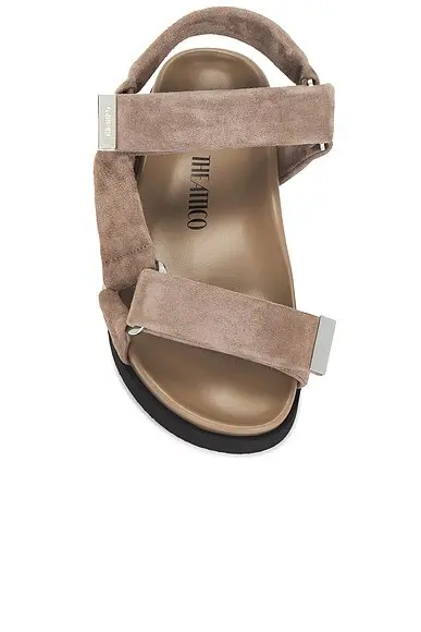 Attico Salinas Flatform Sandal - Light Grey