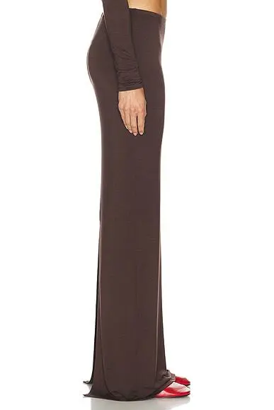 Eterne Maxi Soft Jersey Skirt - Espresso