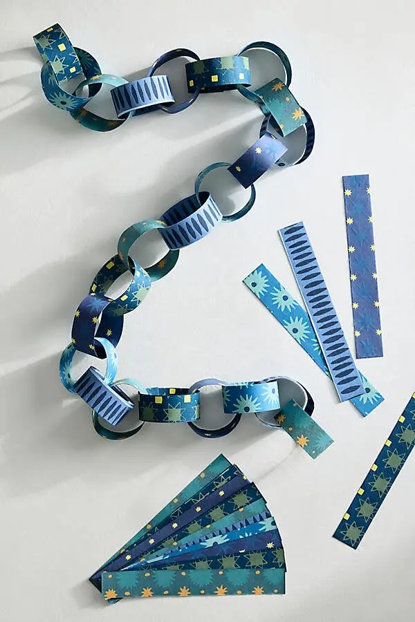 TERRAIN Pink And Paper Chain Kit - Blue
