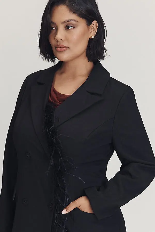 HUTCH Vivienne Double-breasted Coat Jacket