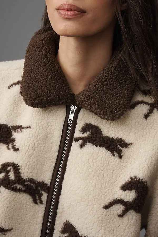 The Great. Pasture Fleece Jacket