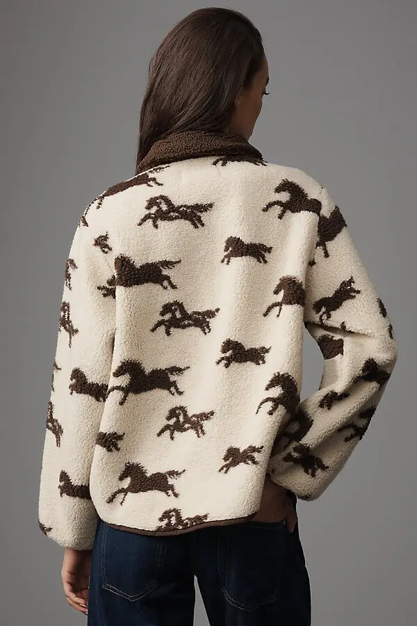 The Great. Pasture Fleece Jacket