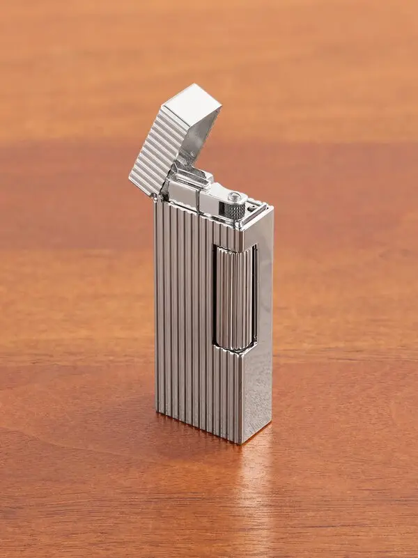 Dunhill Rollagas Palladium-plated Lighter - Silver