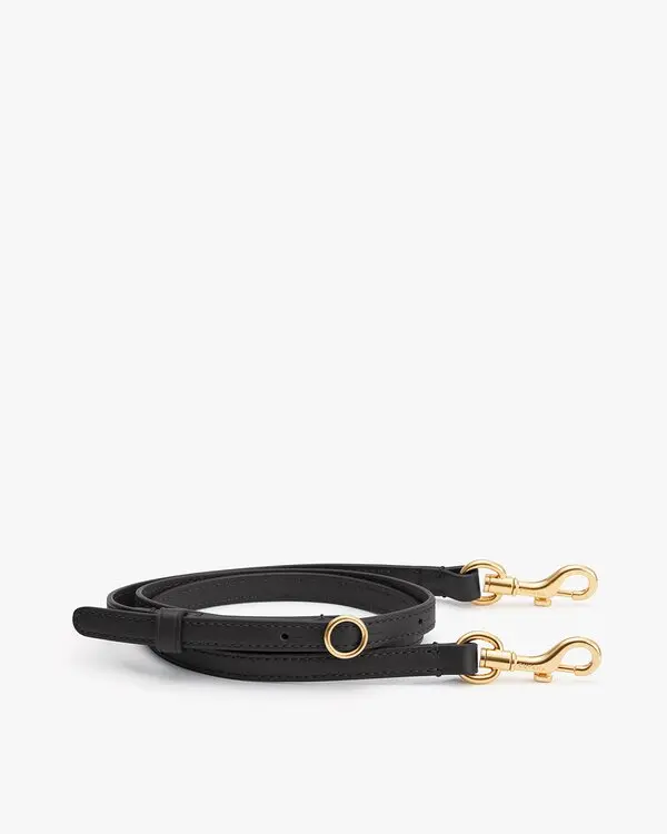Cuyana Thin Adjustable Leather Strap - Black