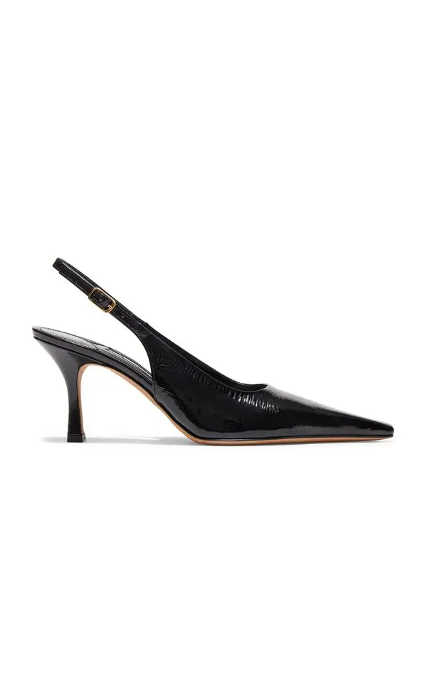 EMME PARSONS Elana Eelskin-effect Slingback Pumps