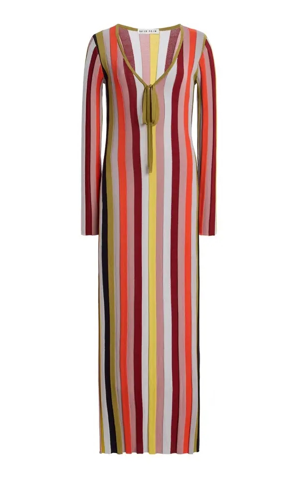 THIRD FORM Rhythm Knit Maxi Dress - Stripe