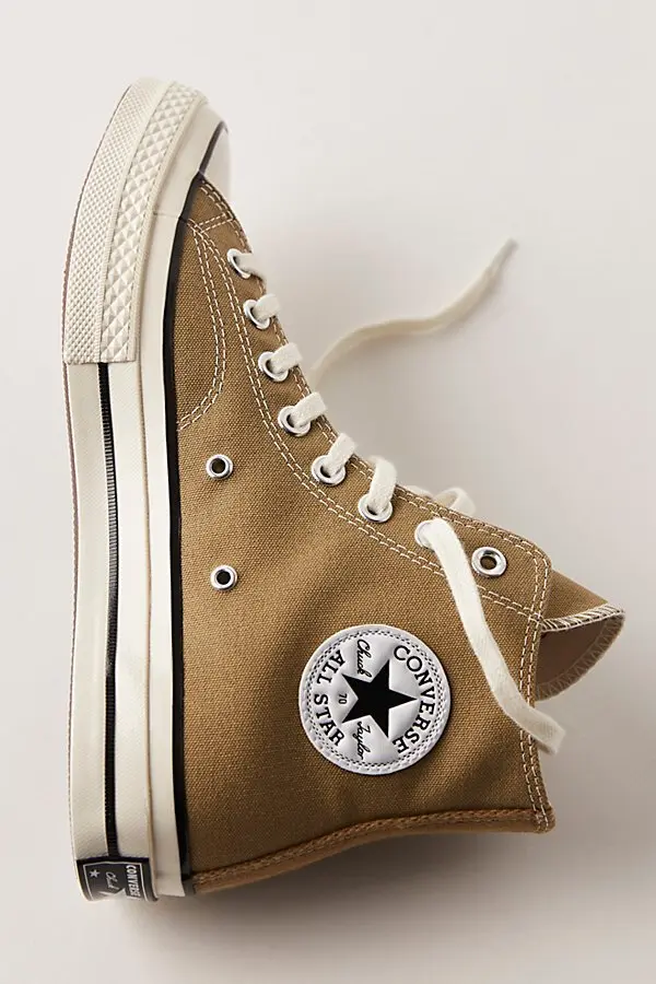CONVERSE Chuck 70 Recycled Canvas High-top Sneakers - Swamp Core/egret
