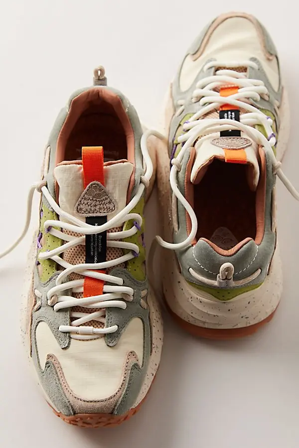 FLOWER MOUNTAIN Yamabushi Uni Sneakers - Beige-sage