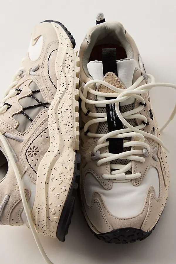 FLOWER MOUNTAIN Yamabushi Uni Sneakers - Cream-off White-black