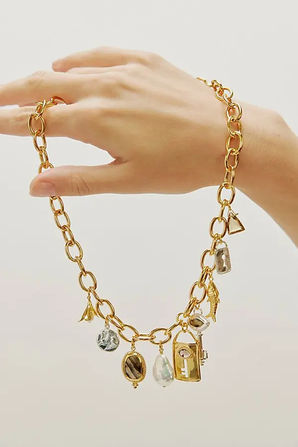 Chan Luu Chunky Charm Necklace