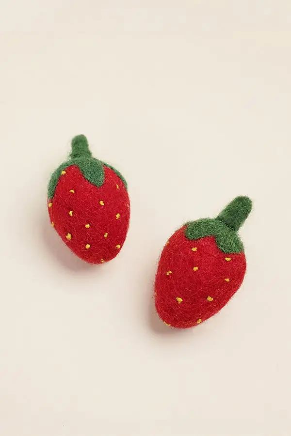 MODERNBEAST Kitty Strawberries Set - Red