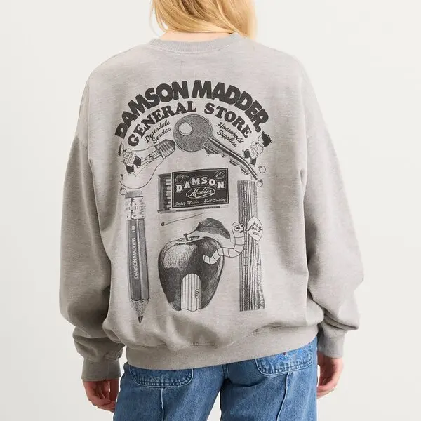 DAMSON MADDER General Store Sweatshirt With Vintage Graphics