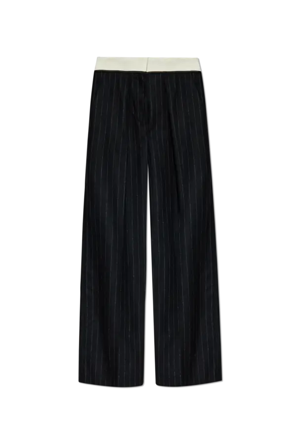 FORTE_FORTE Wide-leg Trousers - Black